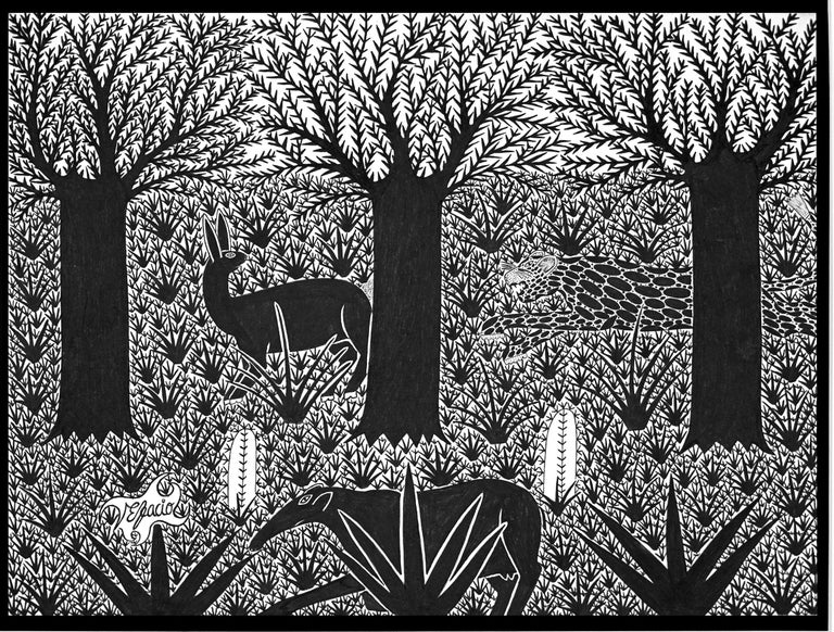 Efacio Alvarez - Paraguayan Ink Drawings from the Chaco #9, Paper ...