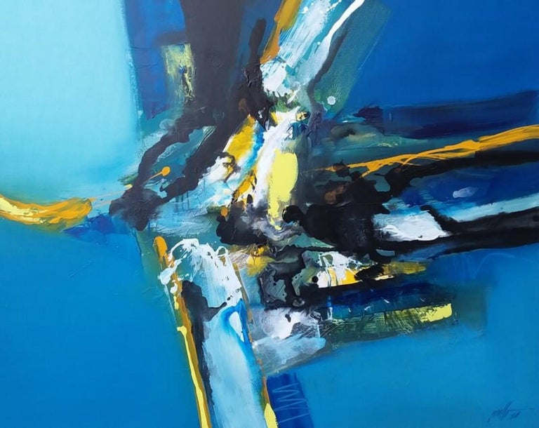 Mario Gonzalez Rodriguez - Controversy I, oil painting , Abstract style ...