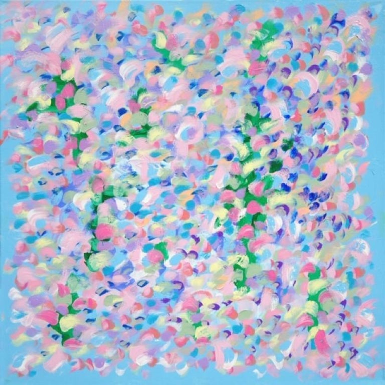 Debbie Pakzaban - Morning Shimmer ,Abstract Colors, Texas artist, Women ...