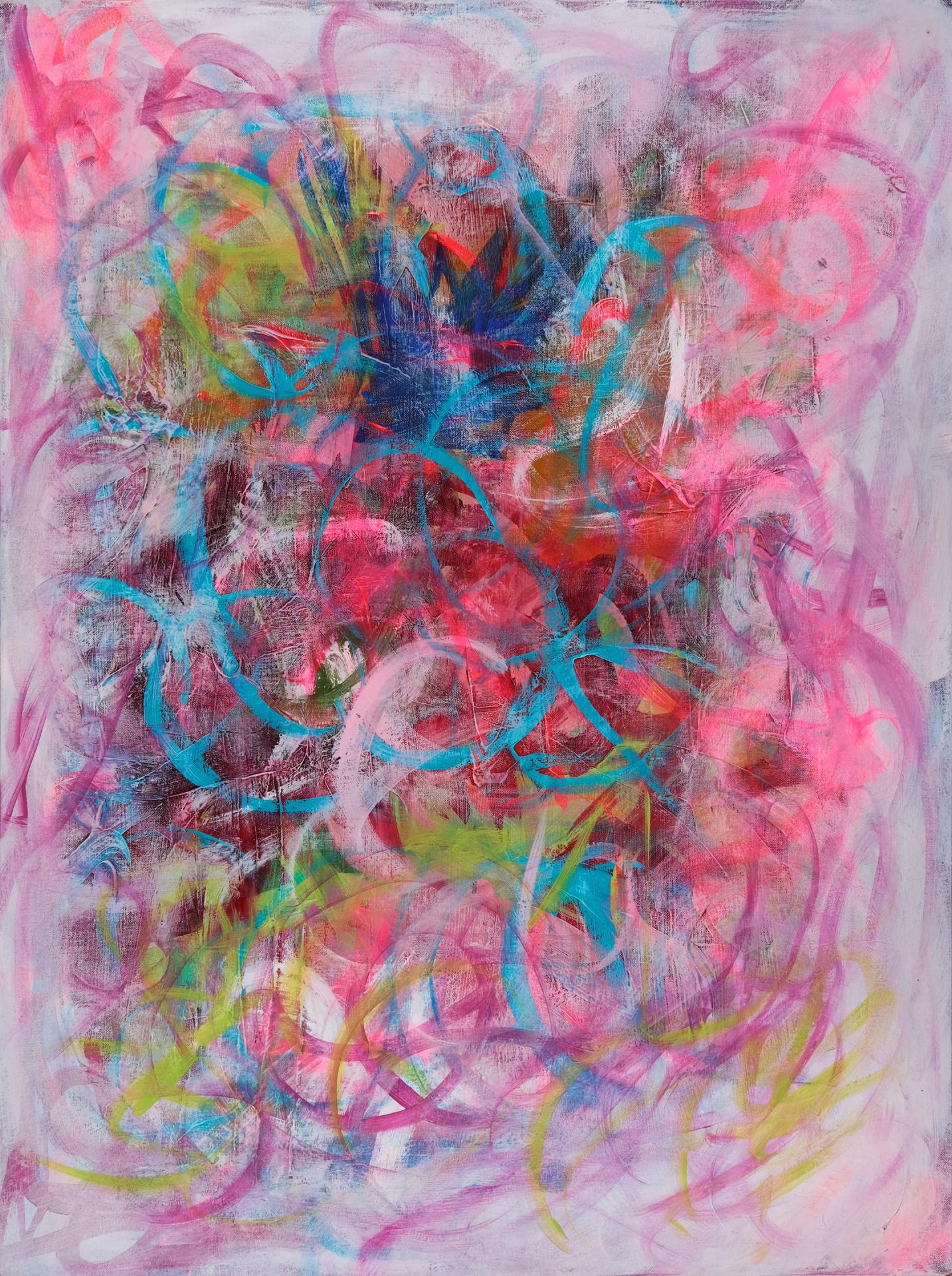 Debbie Pakzaban - NOLA #39, Abstract Colors,Texas artist, Women in the ...