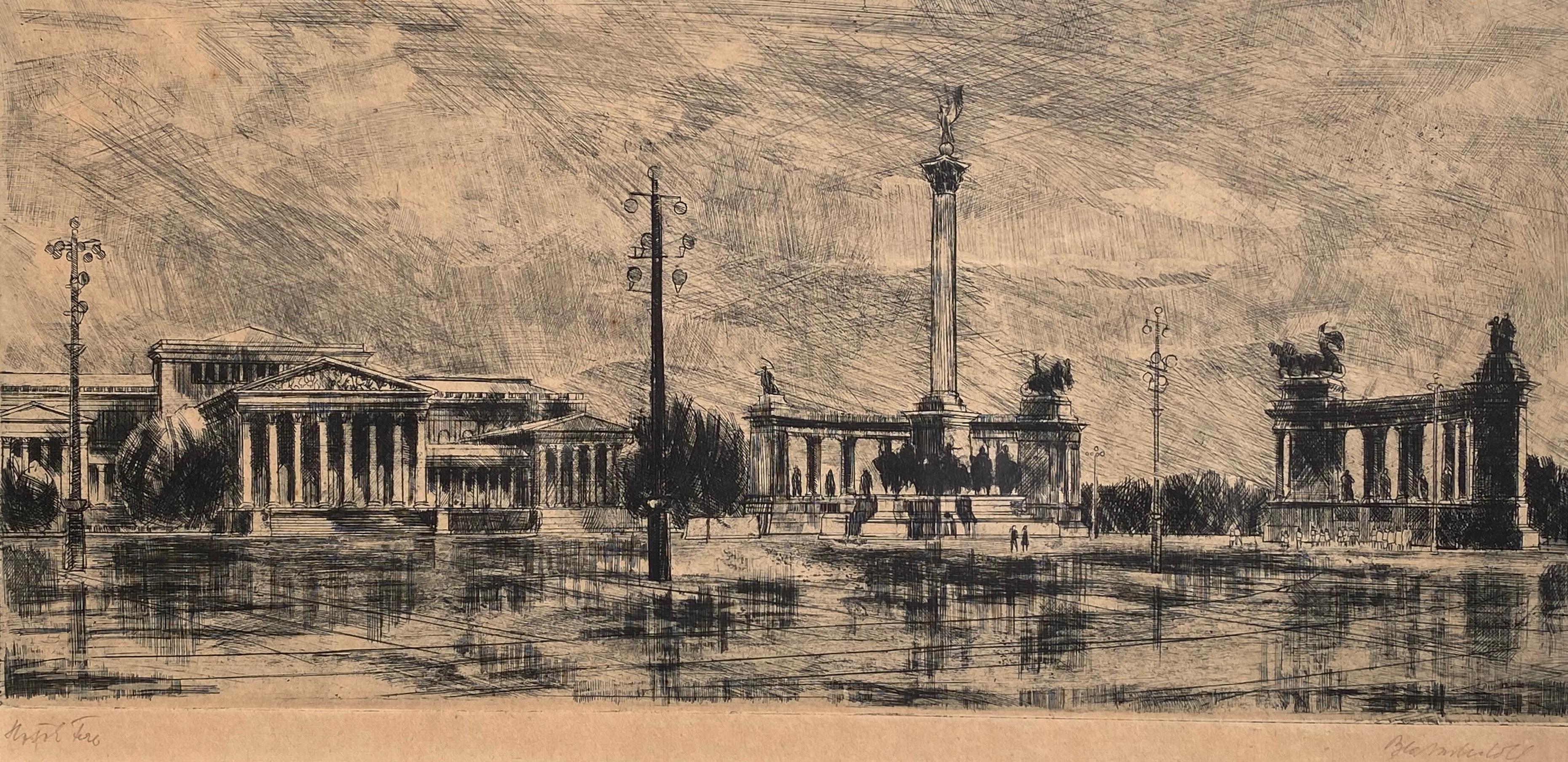 Dionisio Moretti - Venice, Santa Maria della Salute Church - Original ...