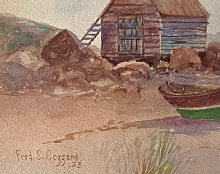 Frederick Cozzens - “The Fisherman’s Cottage” For Sale at 1stDibs