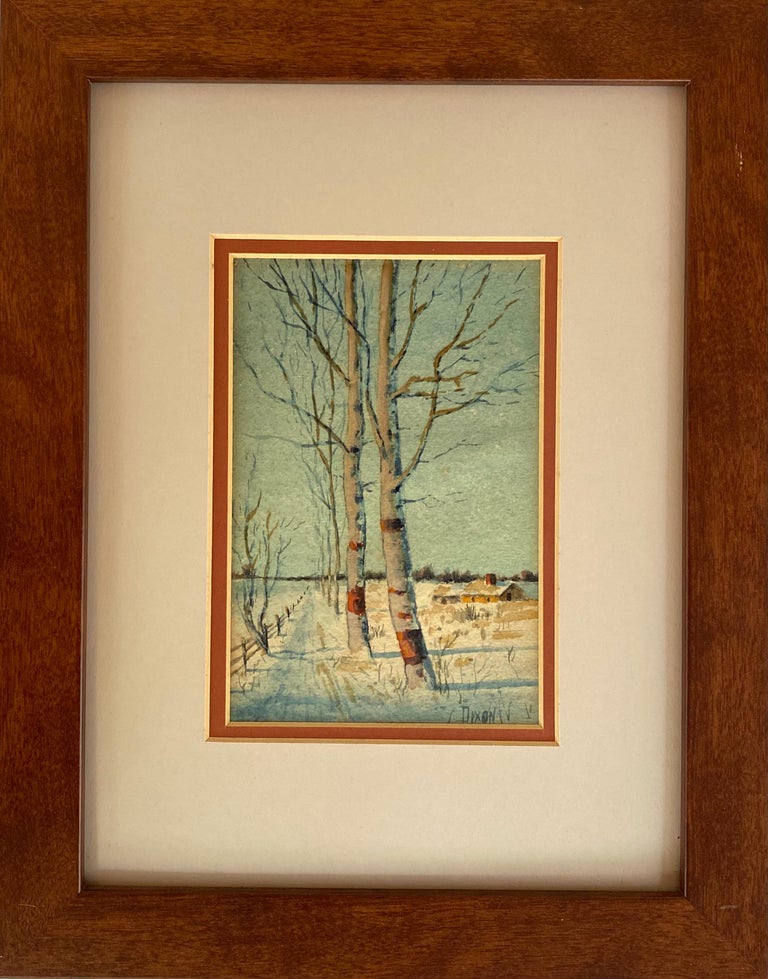Francis Stillwell Dixon - “Birches in Winter” For Sale at 1stDibs