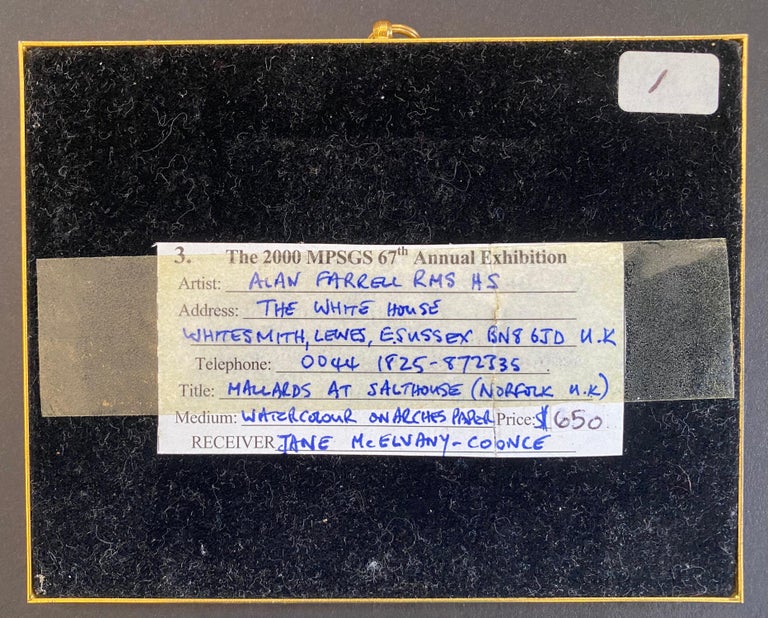 Alan Farrell - “Mallards at Salthouse” For Sale at 1stDibs