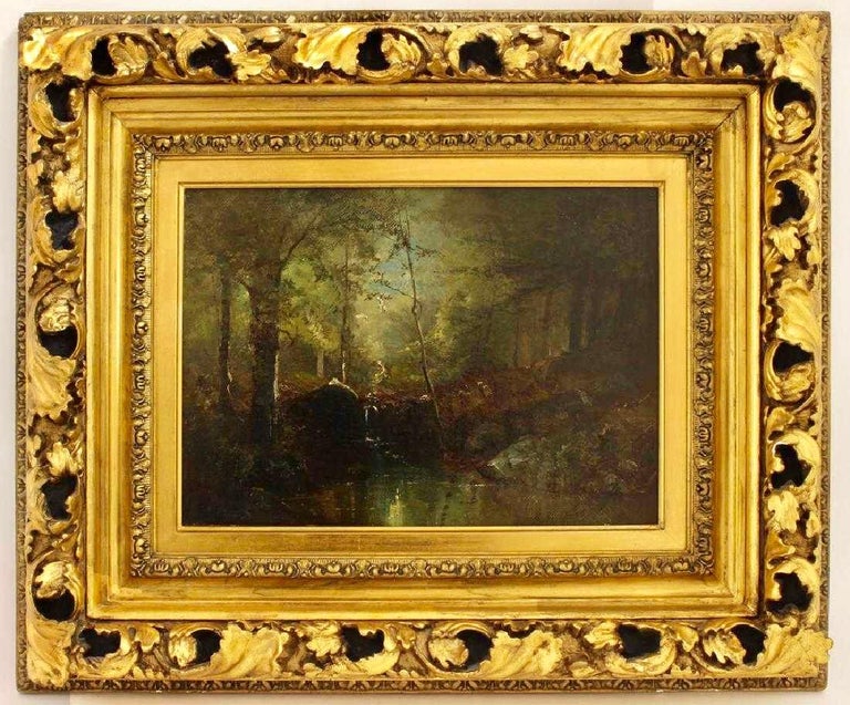 Émile Louis Vernier - “Woodland Stream” at 1stDibs