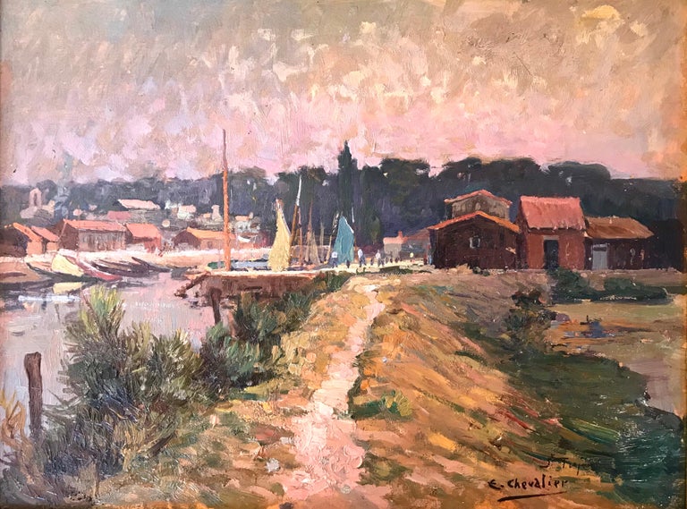 Ernest Chevalier - "Apres la Peche a Treboul” at 1stDibs