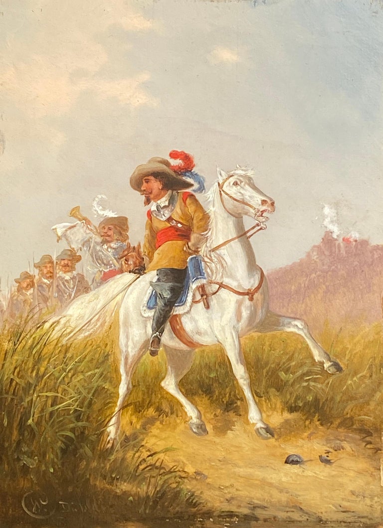 “French Cavaliers” For Sale at 1stDibs | charles michel painting inc