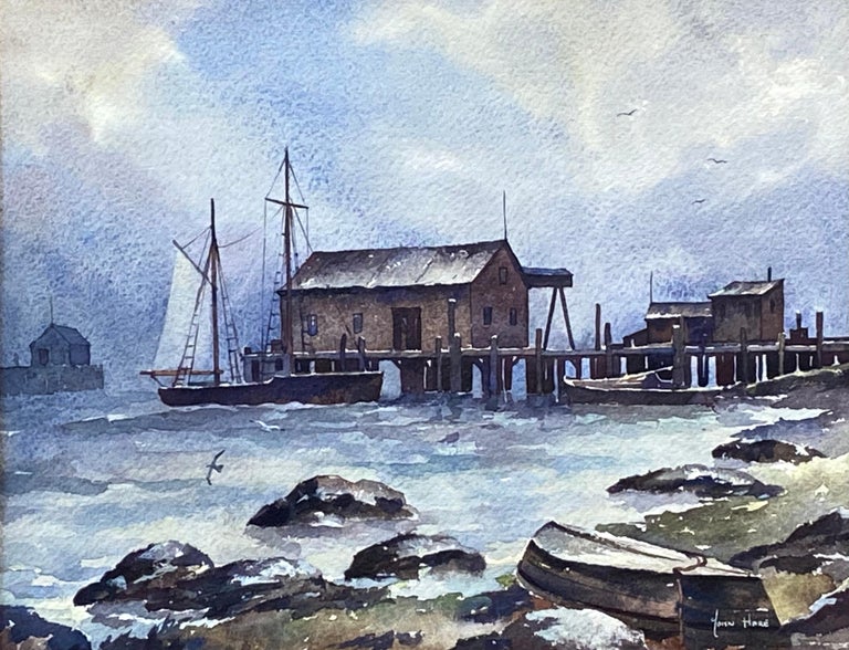 John Cuthbert Hare - “Coastal View” For Sale at 1stDibs