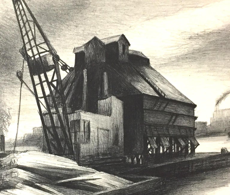 Ann Nooney - Ann Nooney, (Loading the Lumber Barge, NYC) For Sale at ...