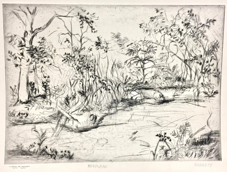 Adams Wirt Garrett - Bois de bois En vente sur 1stDibs