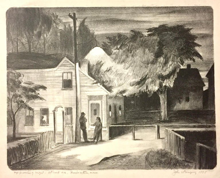 John W. Gregory - Approaching Night, Atwood Avenue, Provincetown, MA ...