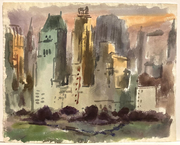James Penney – James Penney, New York, vom Central Park aus im Angebot ...