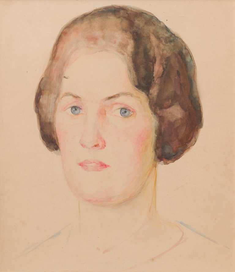 Simka Simkhovitch - modern sketch of woman in pastel tone For Sale at ...