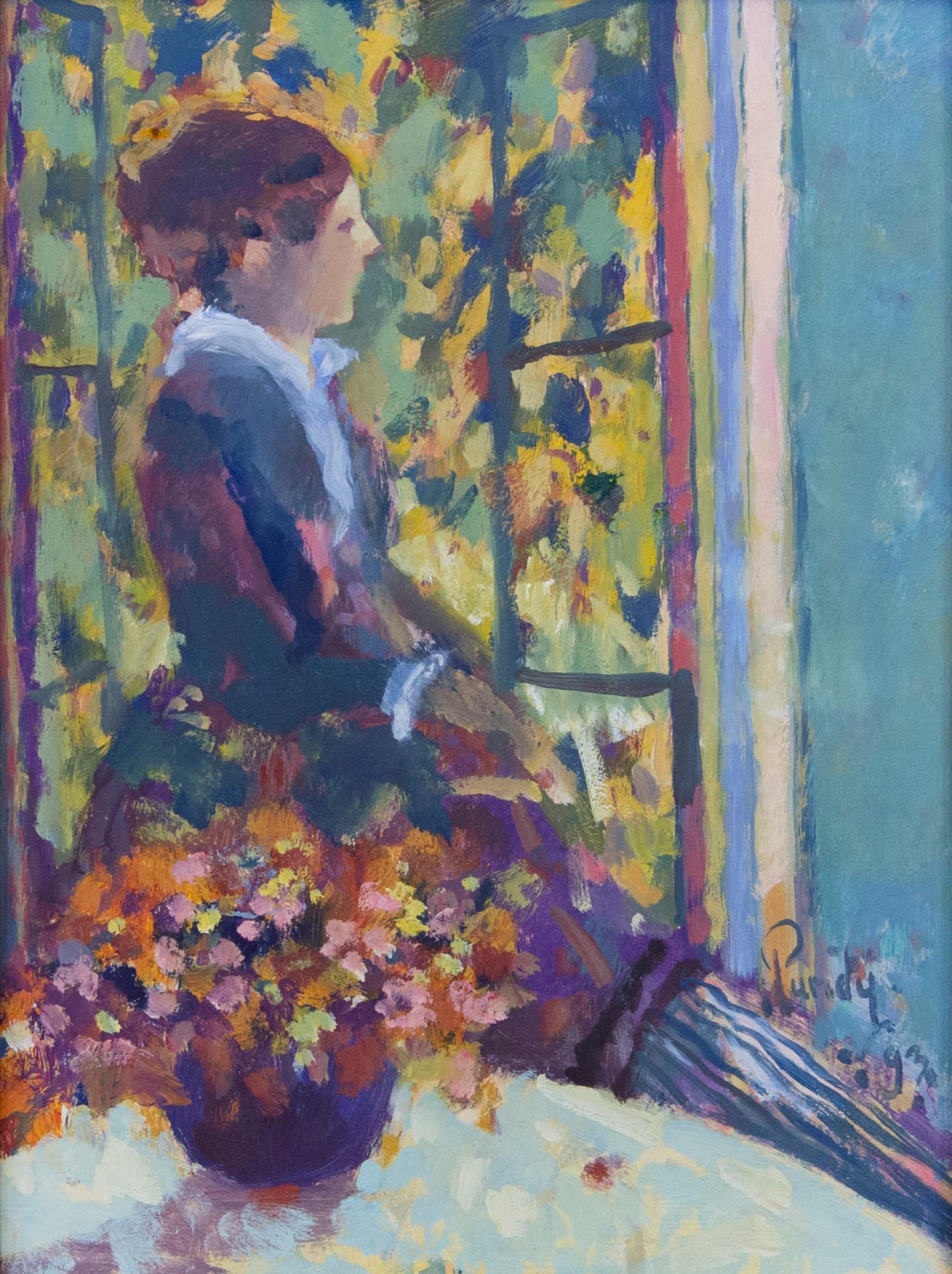 Donald Purdy - Afternoon Light, Colorful Impressionist Interior For ...