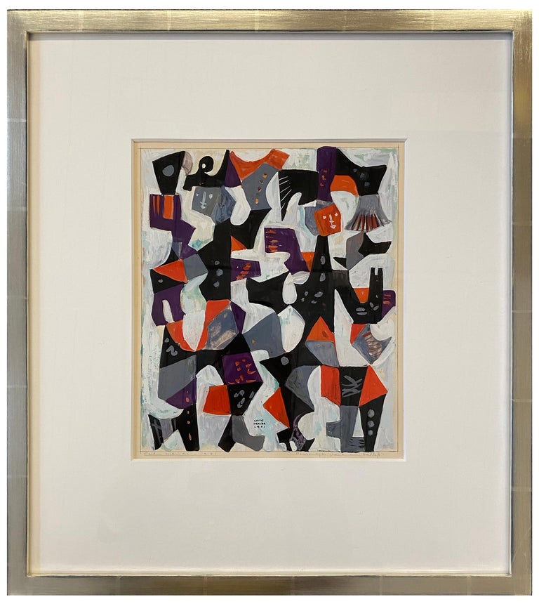 Carlos Mérida - Personajes Para un Ballet, Latin American abstract at ...
