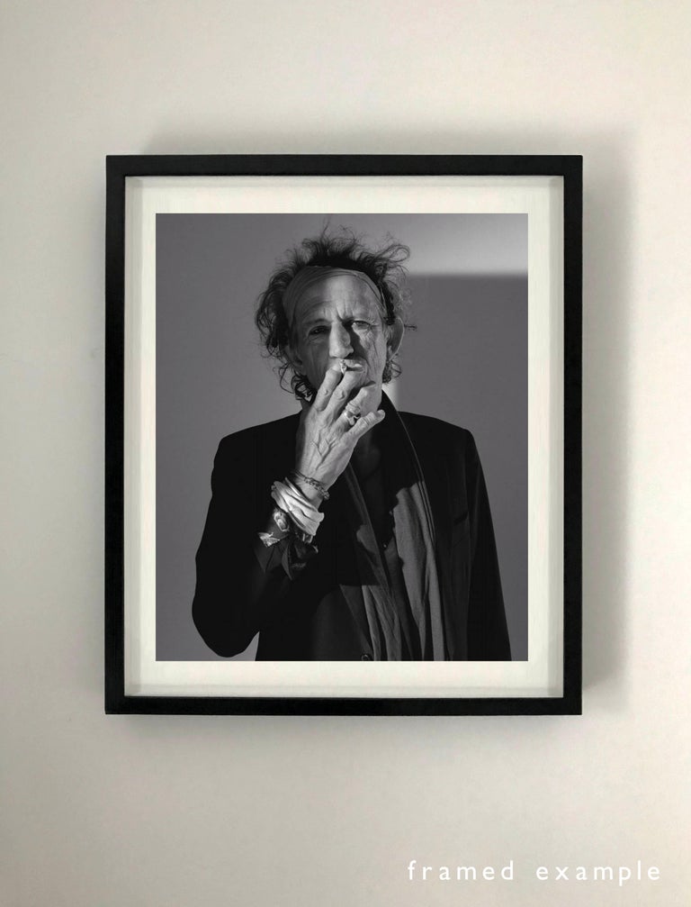 Lorenzo Agius - Lorenzo Agius - Keith Richard, portrait, black and ...