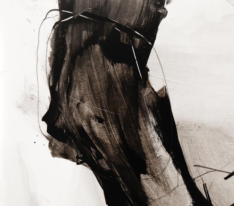 Nazanin Moghbeli - Melody - abstract calligraphy ink drawing / painting ...