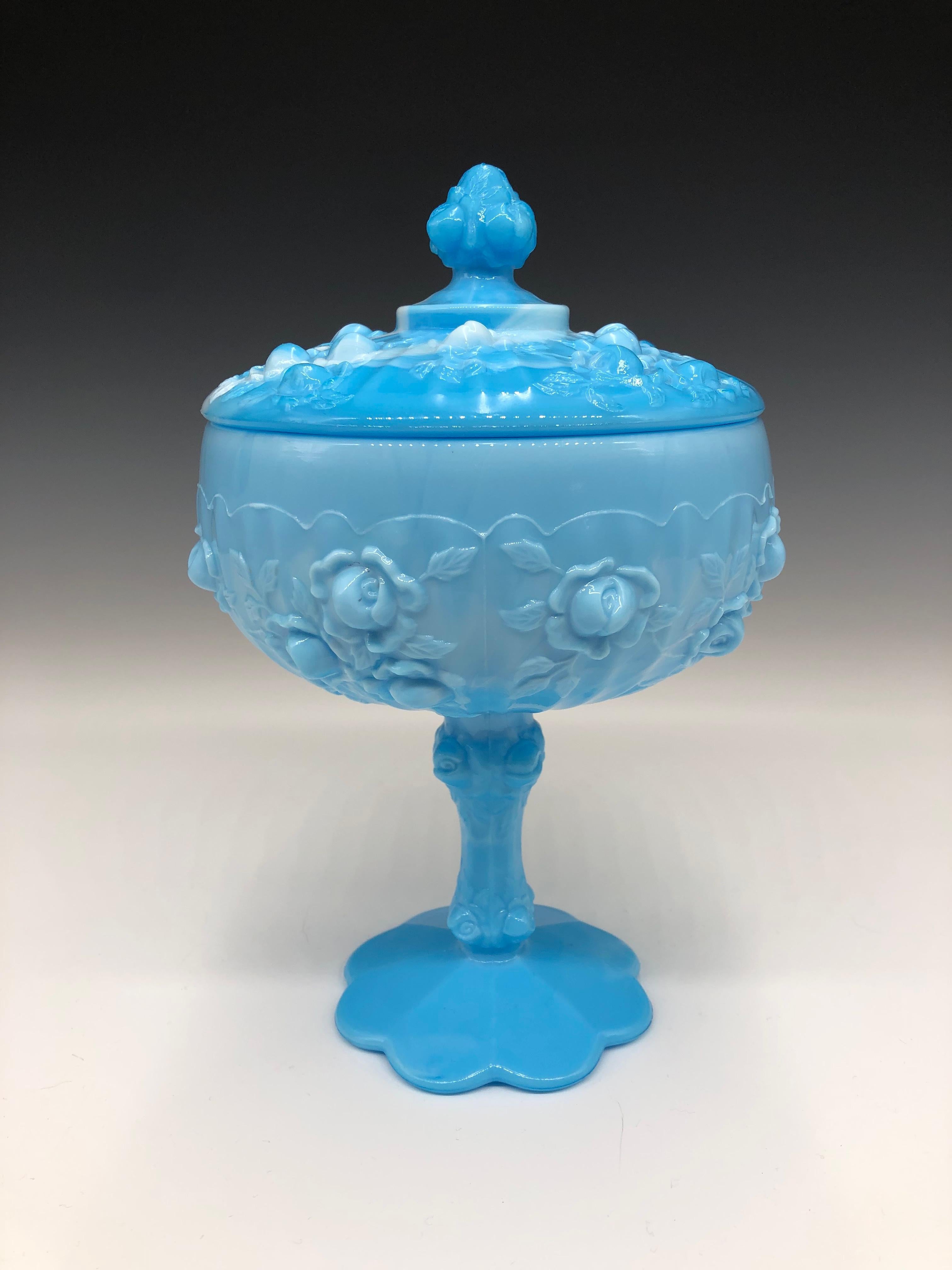 Fenton Candy Dish - 3 For Sale on 1stDibs | fenton candy dishes, fenton ...