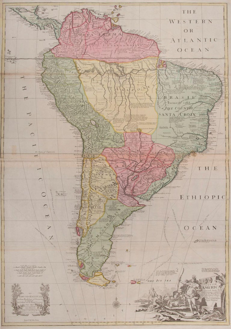 John Senex - South America For Sale at 1stDibs