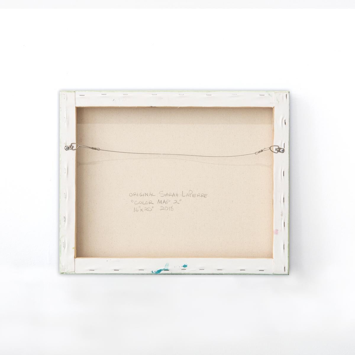 Sarah LaPierre - 'Color Map II' Wrapped Canvas Original Abstract ...