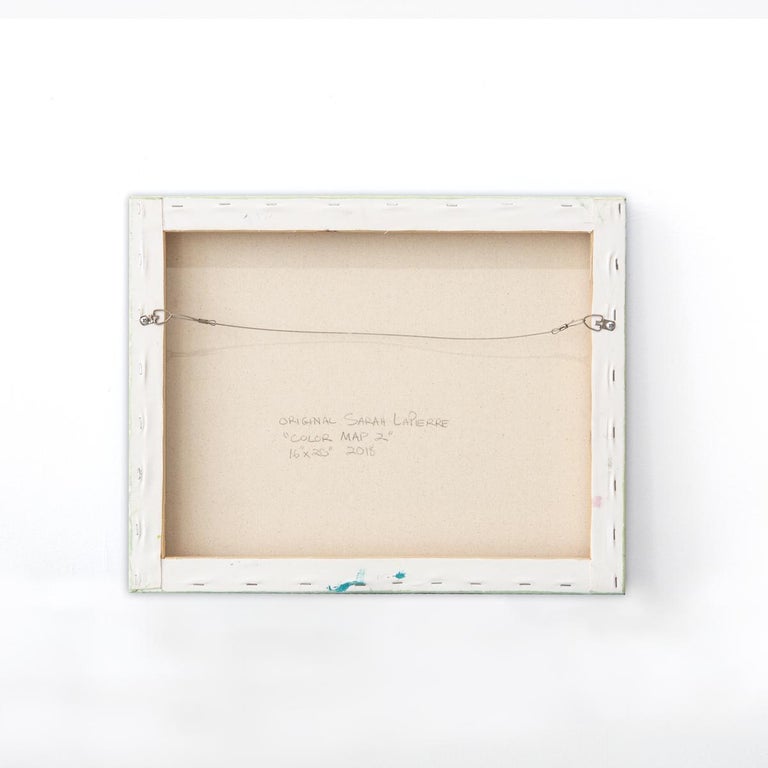 Sarah LaPierre - 'Color Map II' Wrapped Canvas Original Abstract ...