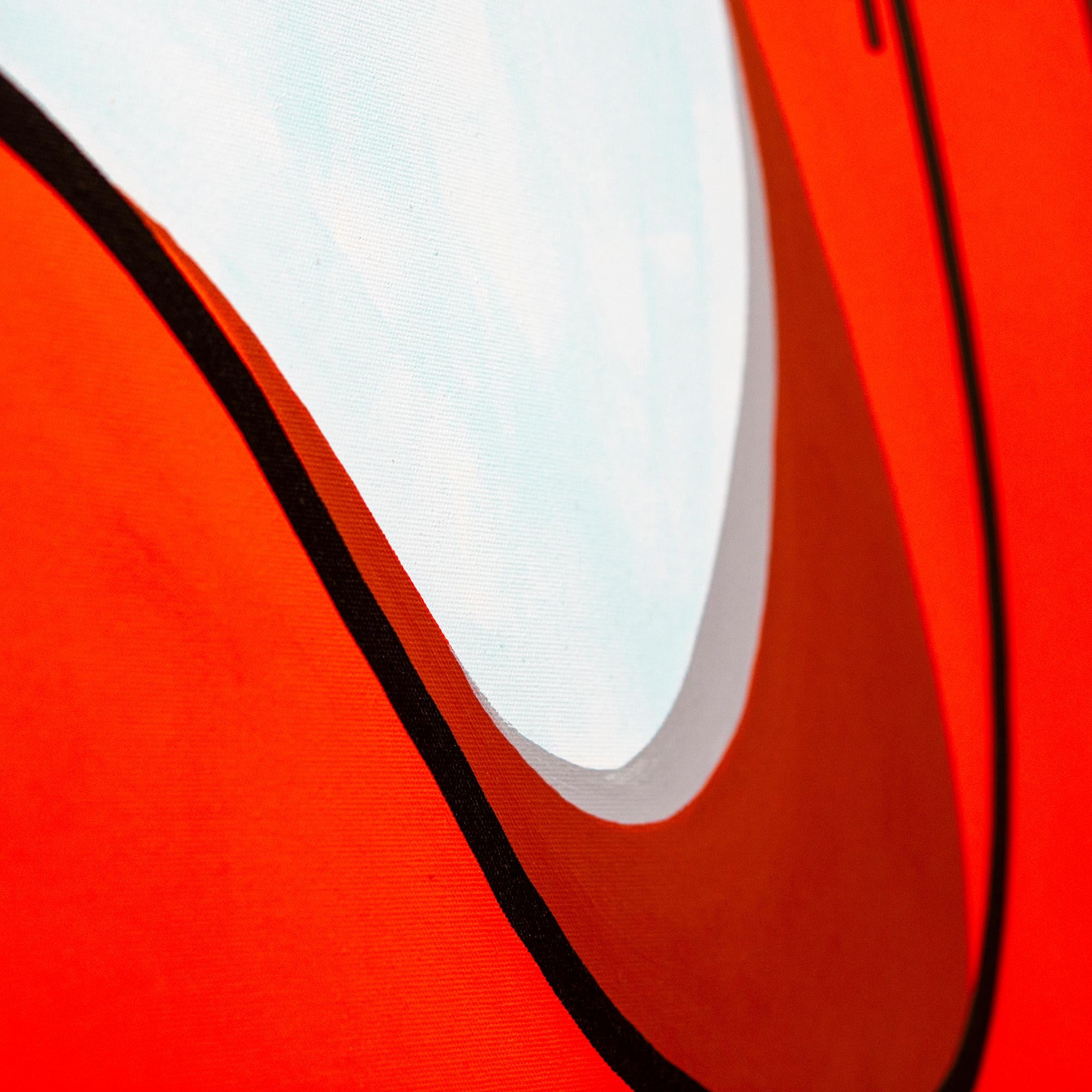 Alejandra Linares - 'Red Like'Roses' Feminine Wrapped Canvas Original ...