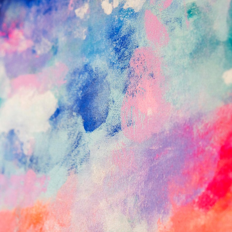 Samerra - 'Waking Up In The Sky' Wrapped Canvas Original Abstract ...