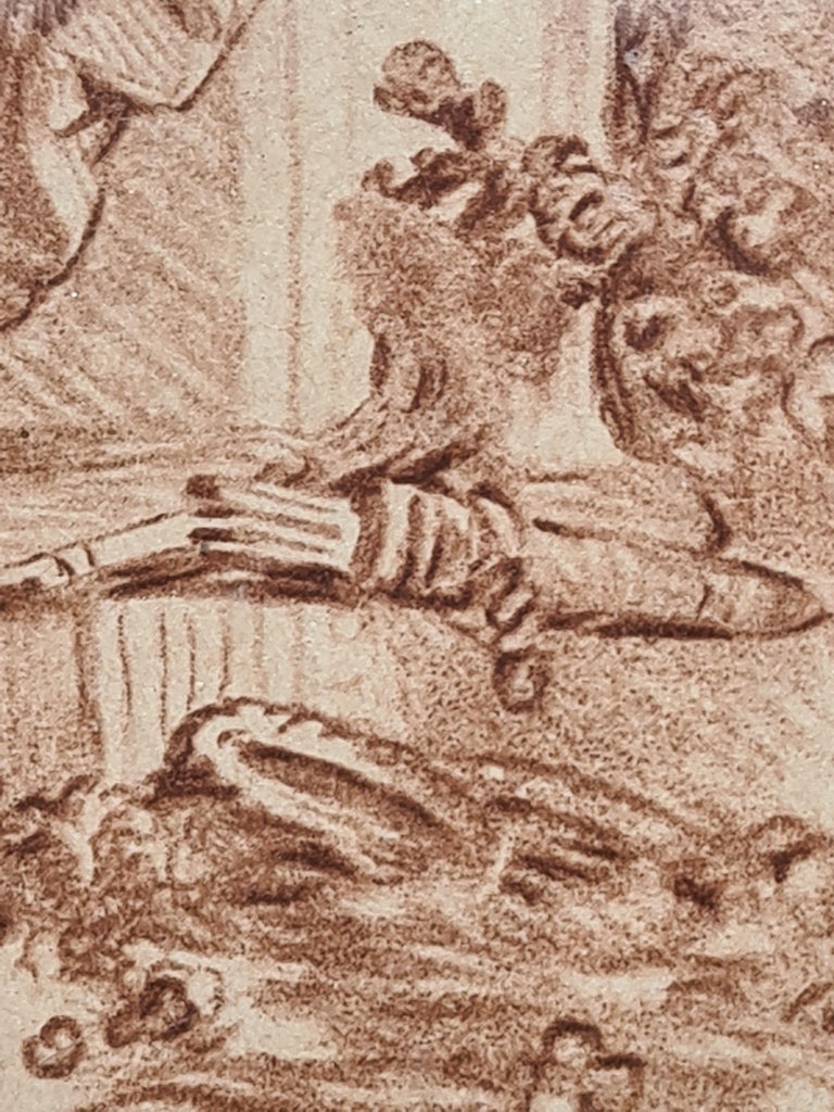 Diana the Huntress With Cupid looking On, Neo Classical Drawing For ...