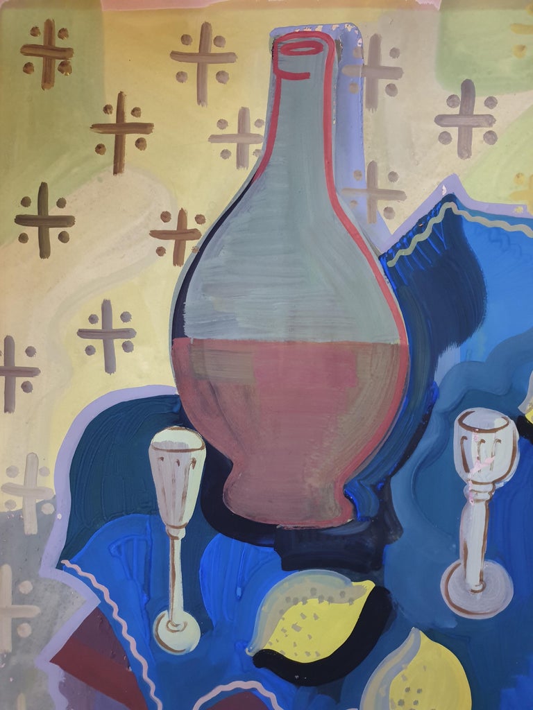 Alexis Keunen - Still life , Tablescape with Lemons at 1stDibs