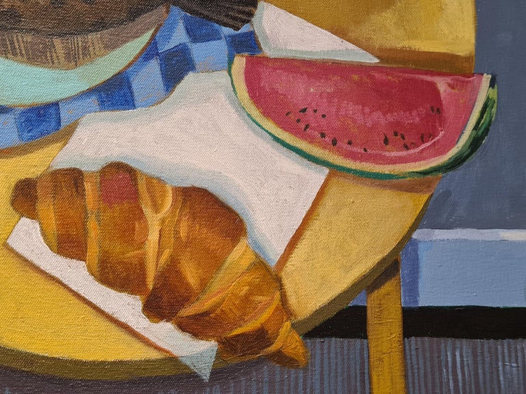 Frank Docherty - Breakfast Tablescape with Plaice. Oil on Canvas. at ...