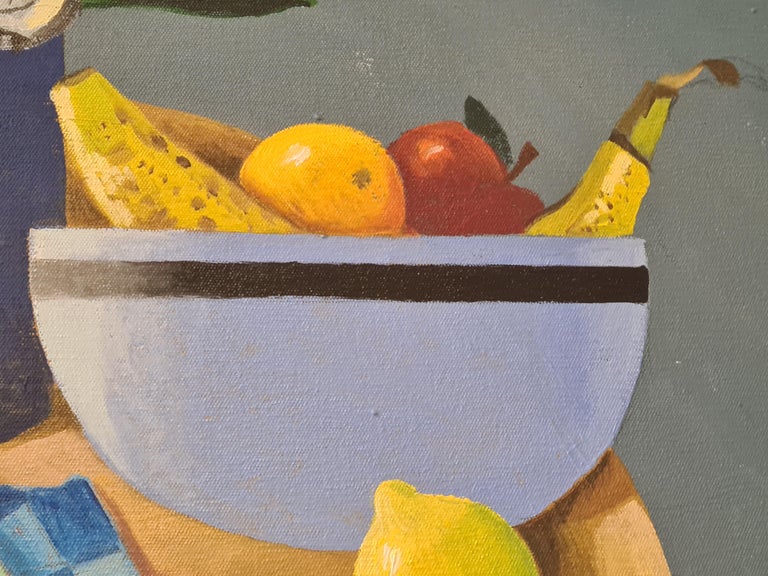 Frank Docherty - Breakfast Tablescape with Plaice. Oil on Canvas. at ...