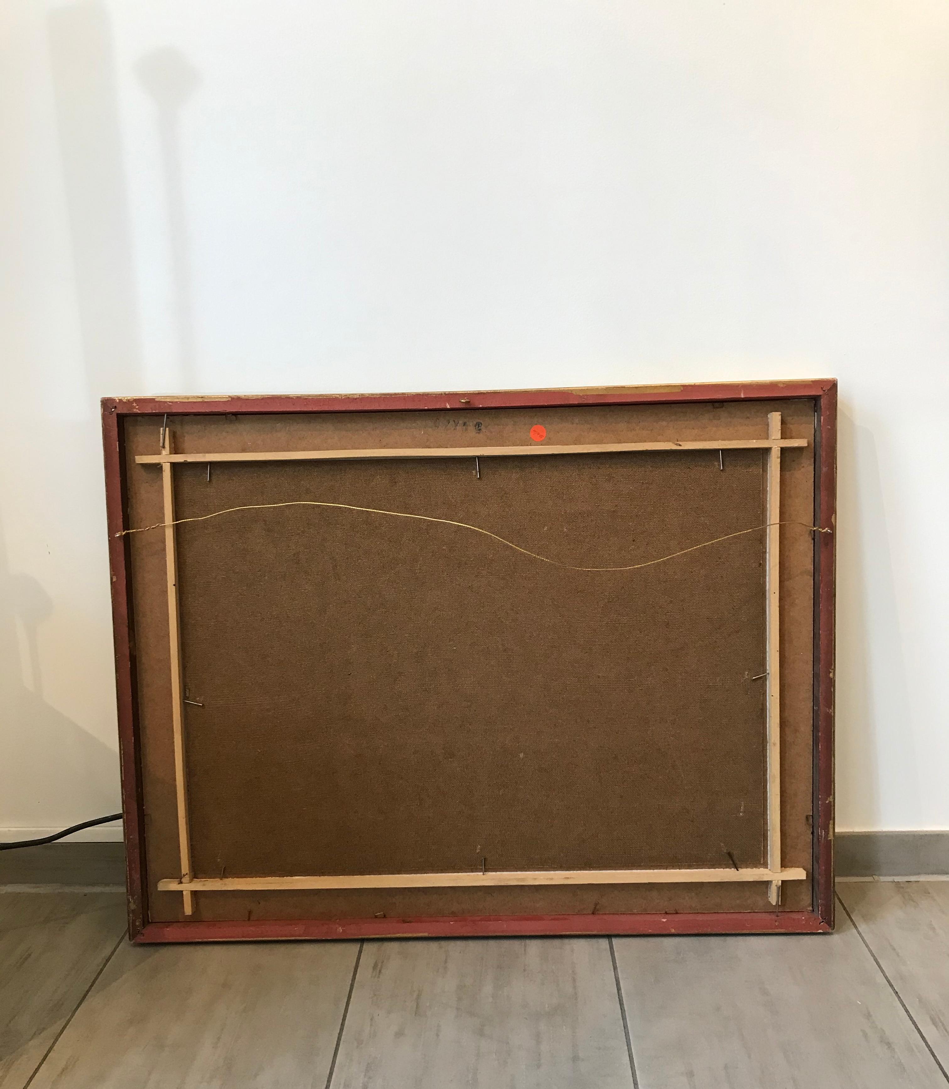 Jean Krillé - Tableau n°51 by Jean Krillé - Oil on wood 70x51 cm at ...