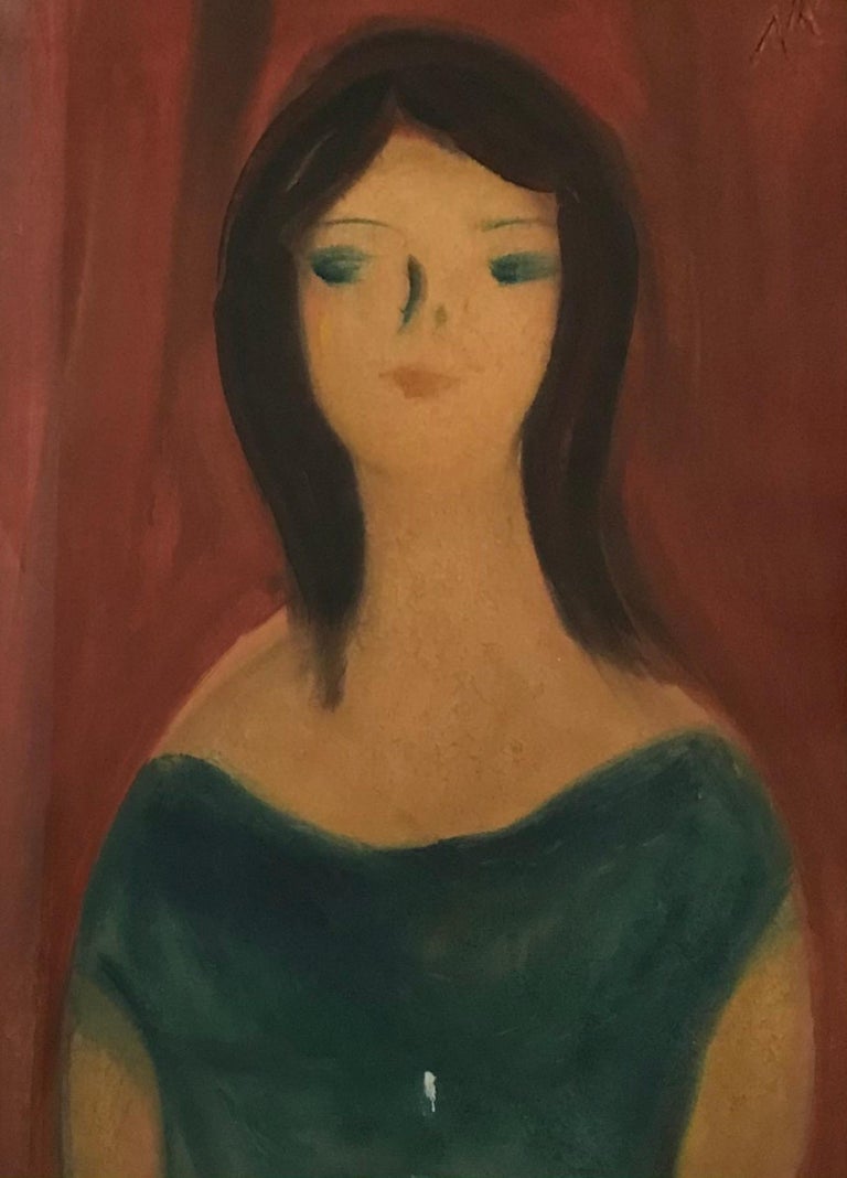 Alexandre Rochat - My wife's portrait For Sale at 1stDibs