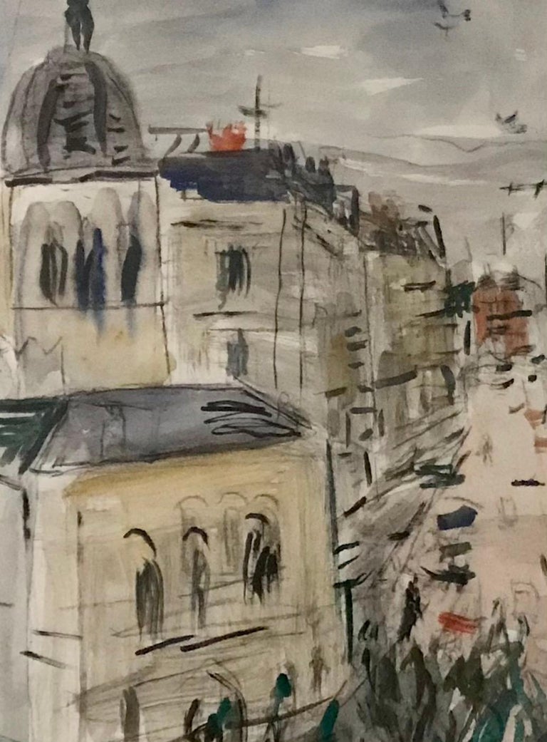 Alexandre Rochat - Urban landscape For Sale at 1stDibs