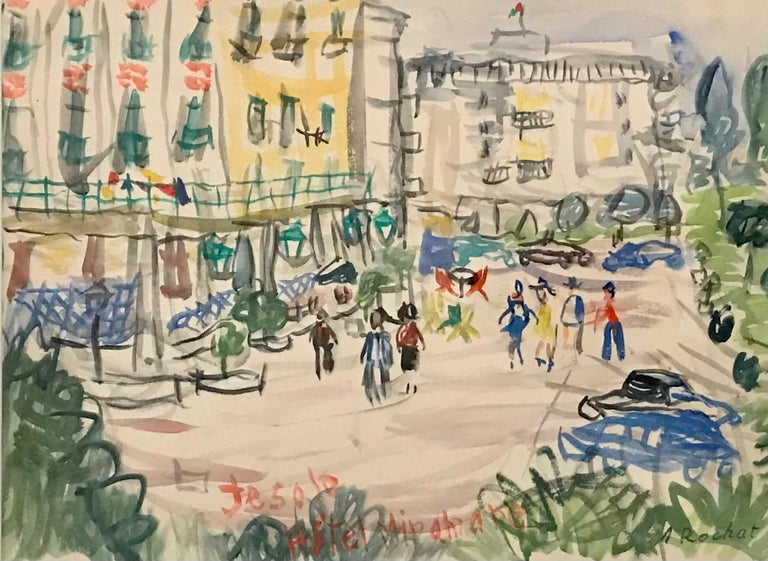 Alexandre Rochat - Hôtel Miramare, Jesolo Ilalia sur 1stDibs