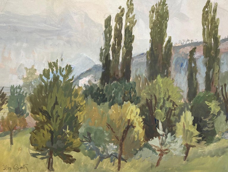 Isaac Charles Goetz - Greyness on mountain For Sale at 1stDibs