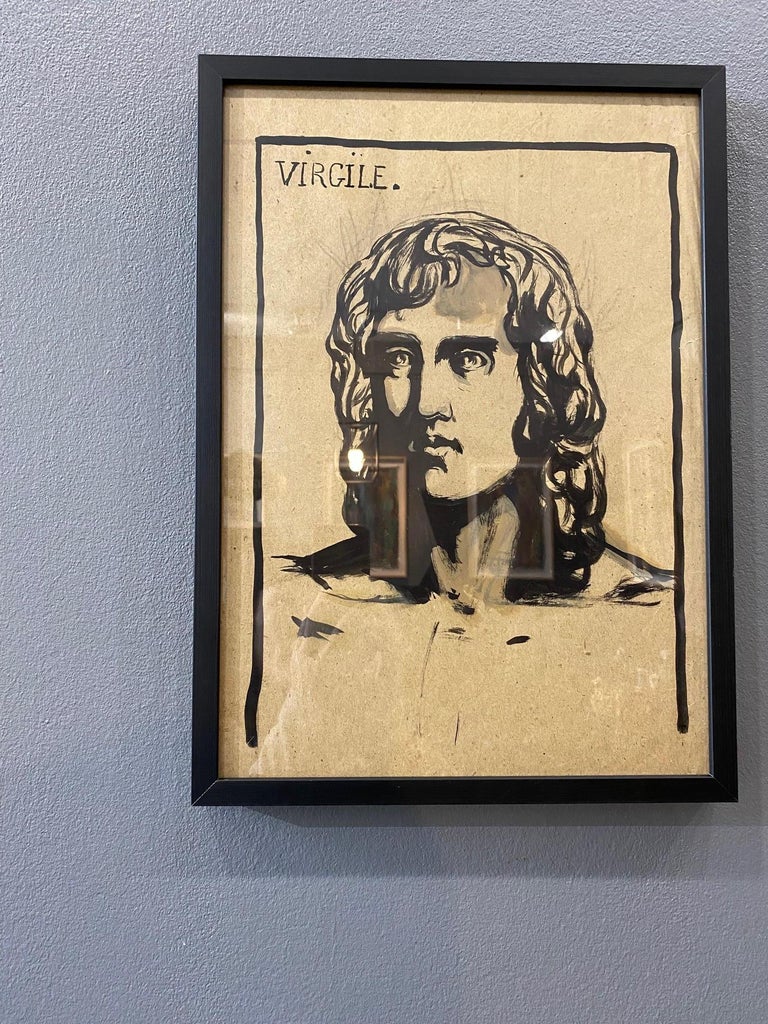 Pierre Eugène Vibert - Portrait de Virgile En vente sur 1stDibs