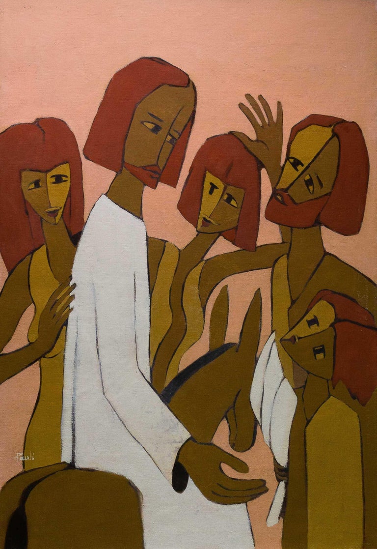 Gilbert Pauli - The Entry of Jesus to Jerusalem For Sale at 1stDibs