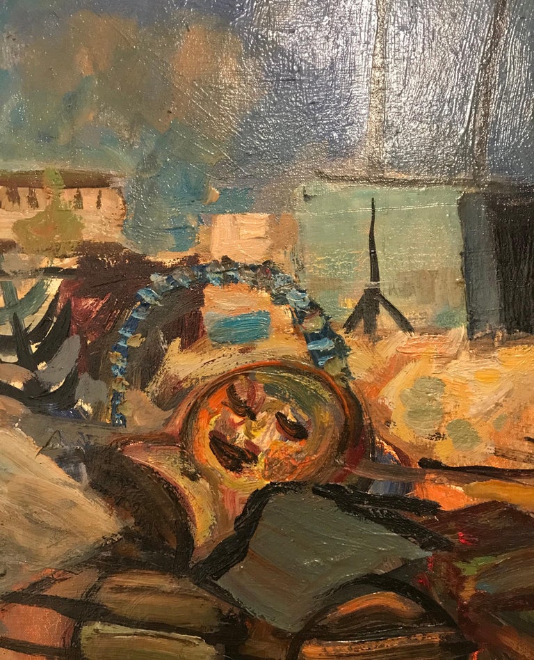Jean Ducommun - Port of Antibes after the carnival at 1stDibs