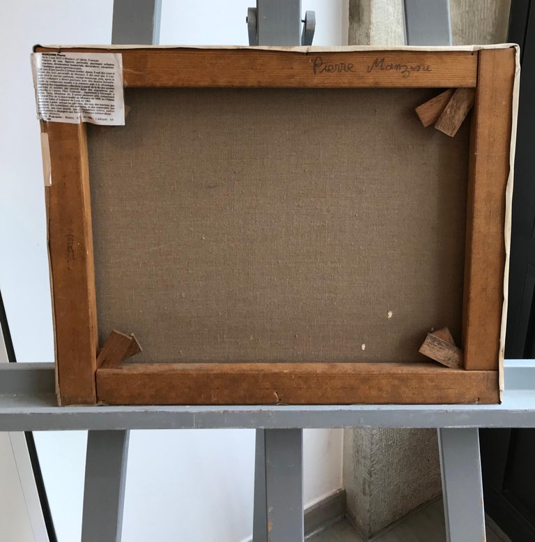 Pierre Manzone - The man in the hat For Sale at 1stDibs