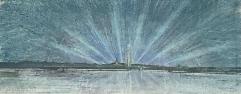 Louis Henri Salzmann - Harbor competition For Sale at 1stDibs