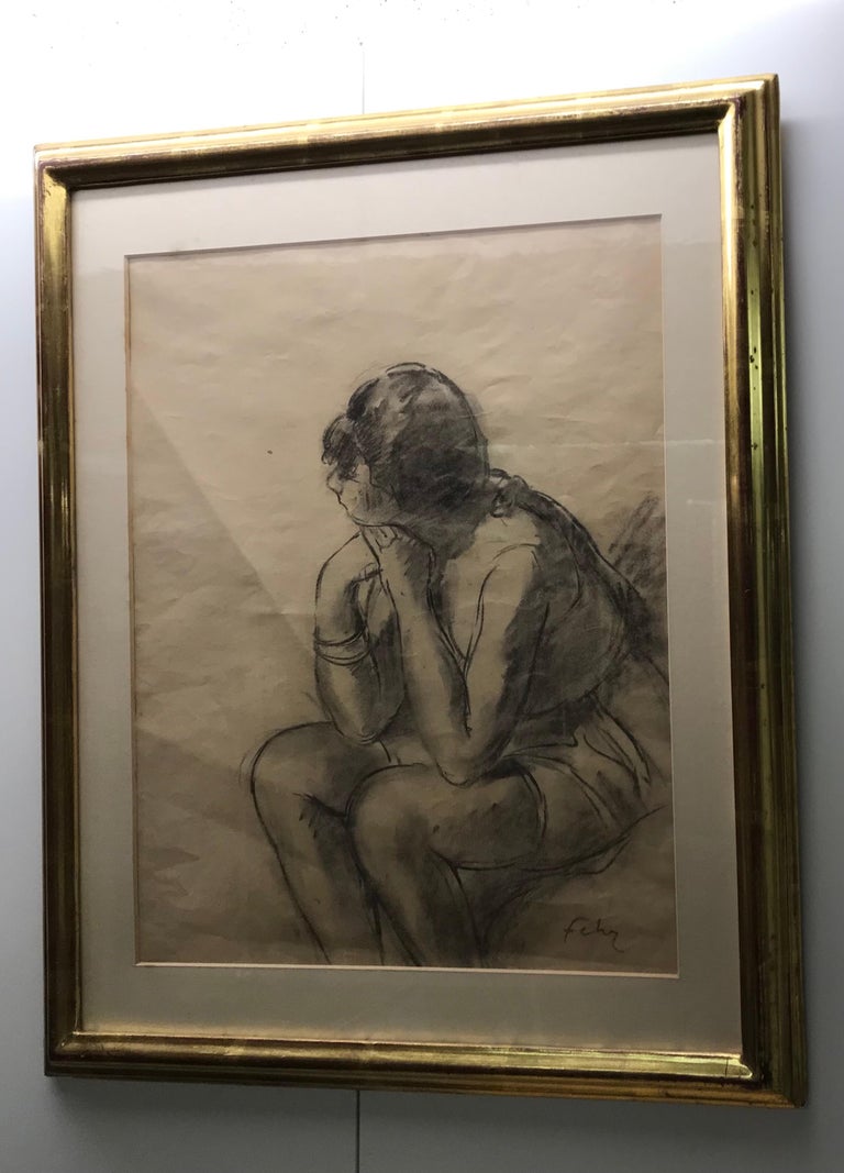 Henri Jules Fehr - Thought For Sale at 1stDibs
