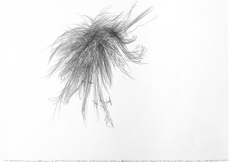 Morgan O'Hara - Luca Teston Hairdresser. 2021, graphite, paper, 30x42 ...