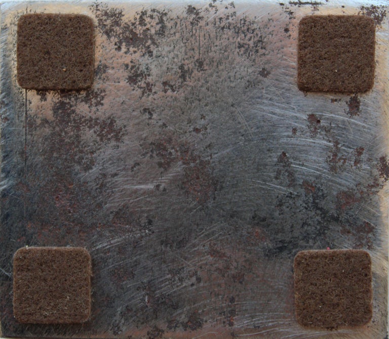 Unknown - Home Medal, matte iron, etched, 78x68x8 mm For Sale at 1stDibs