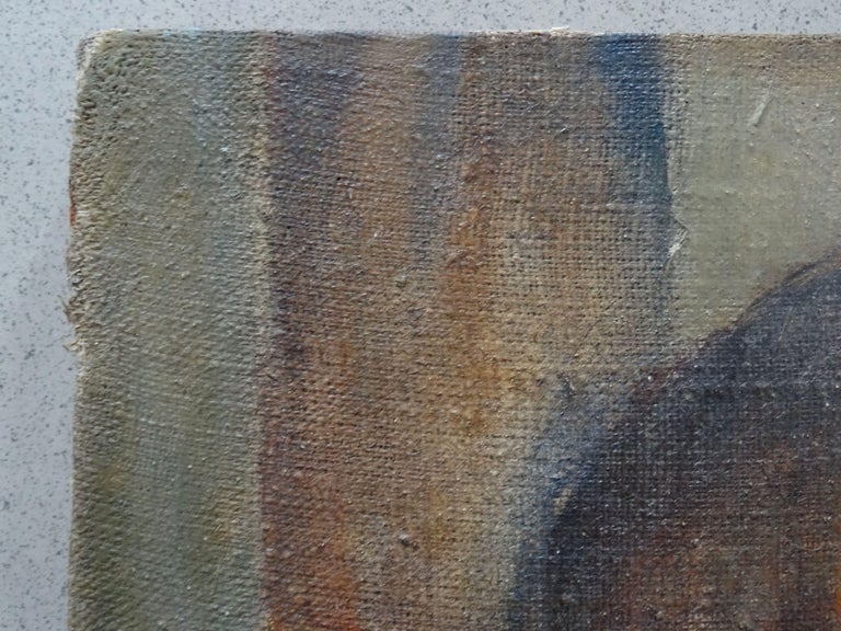 Biruta Baumane - The boy's portrait. Ivar. 1950s, oil on canvas, 50x40 ...