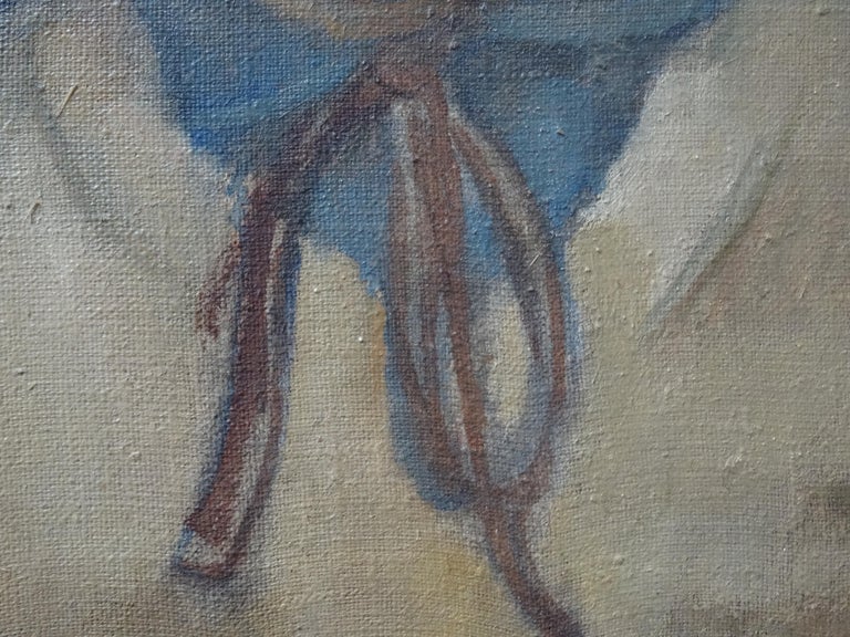 Biruta Baumane - The boy's portrait. Ivar. 1950s, oil on canvas, 50x40 ...