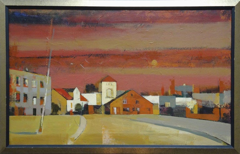 Janis Zemitis - The waterfront. 1990, oil on canvas, 53x85 cm For Sale ...