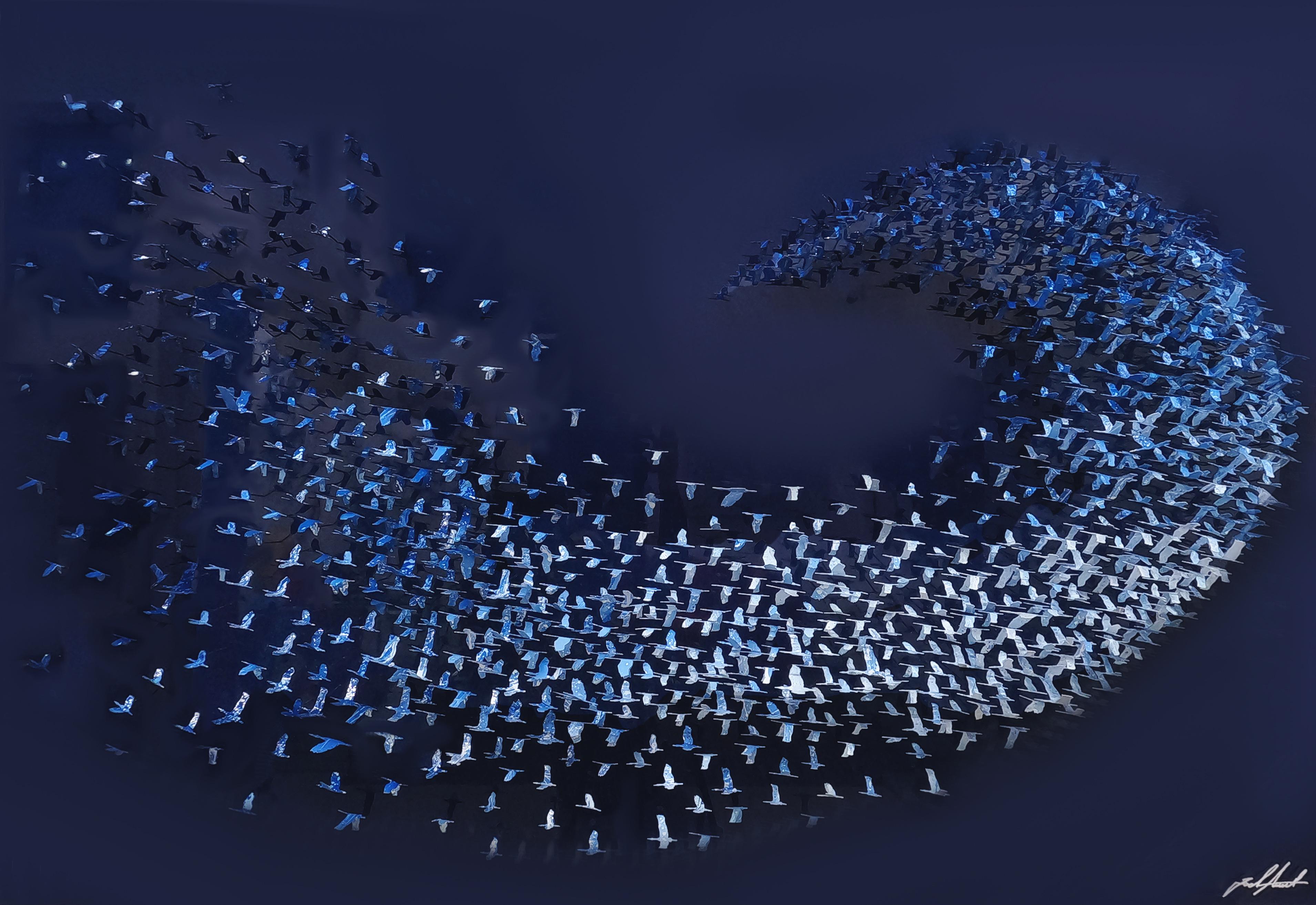 Joel Amit - "Wave", 3D Mixed Media Metal Wall Sculpture at 1stDibs | 3d ...