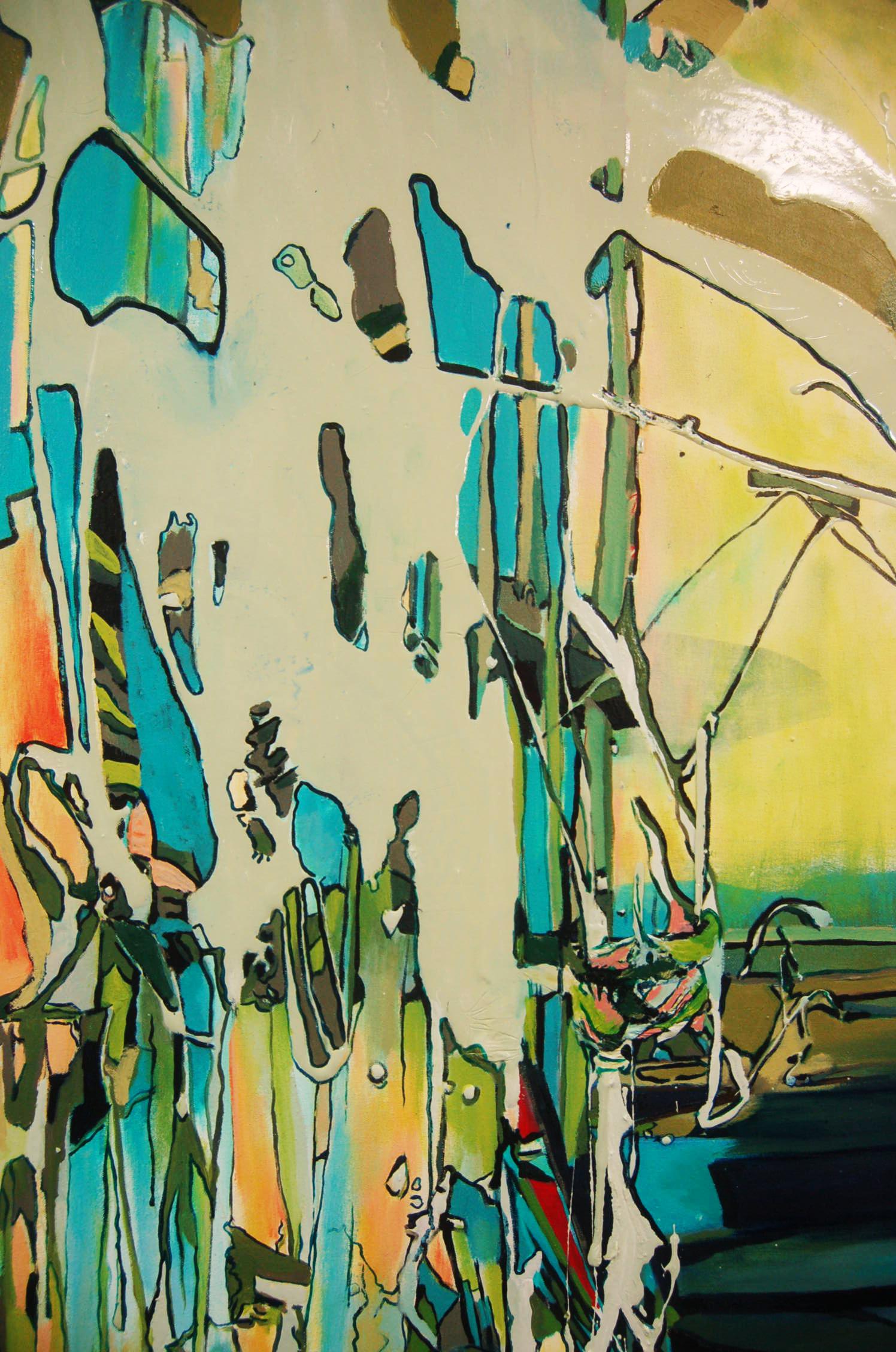 Janice Tayler - Caer fuera del radar" de Janice Tayler, pintura al óleo ...