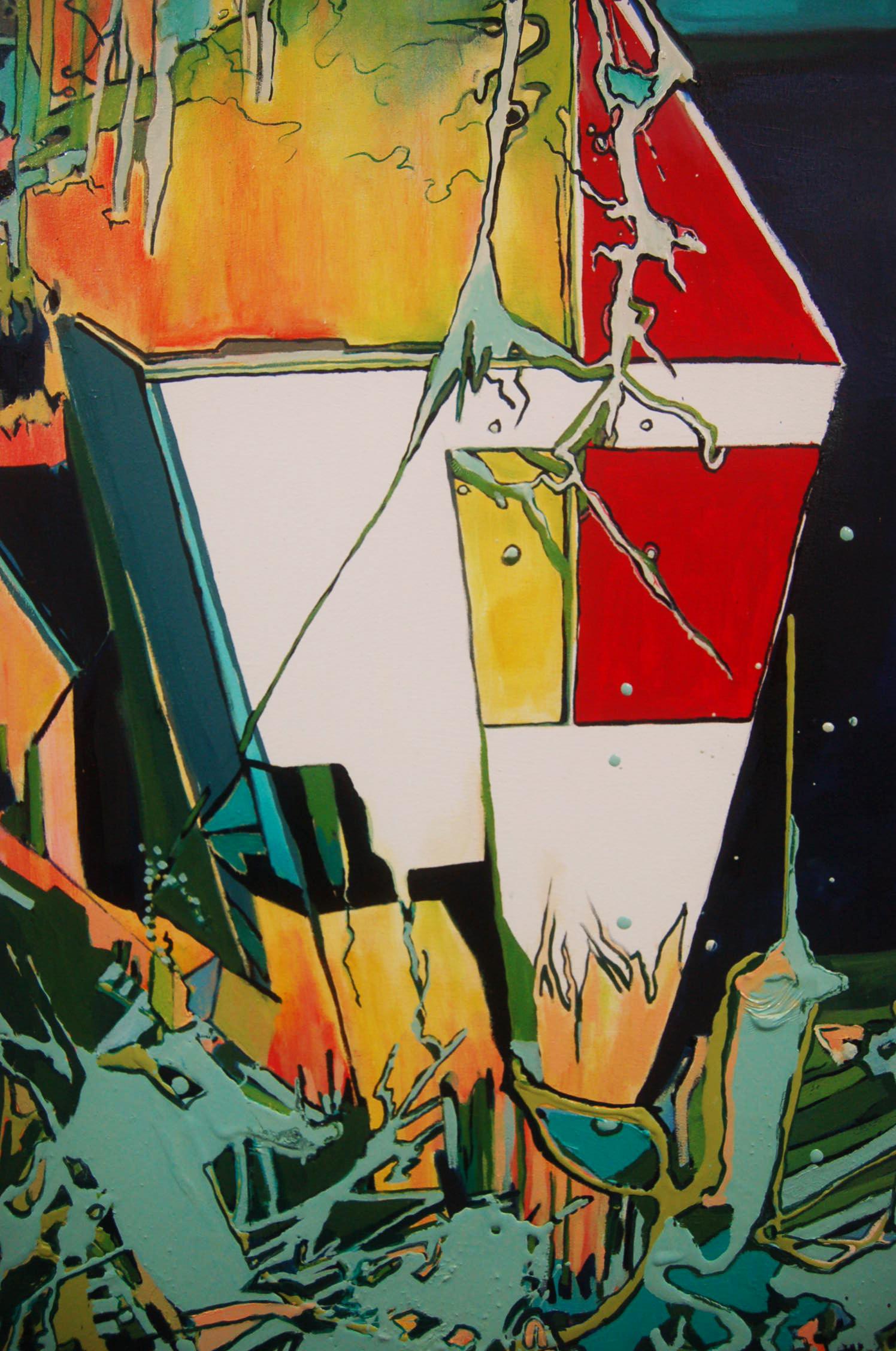 Janice Tayler - Caer fuera del radar" de Janice Tayler, pintura al óleo ...